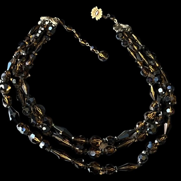 Unbranded | Jewelry | Vintage Faceted Made With Swarovski Mink Crystals ...